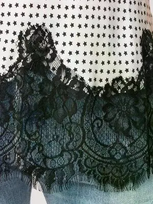Gold Hawk Lace Detail Top