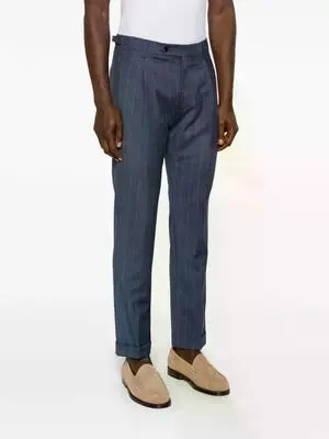 BERWICH Striped-pattern Tailored Trousers