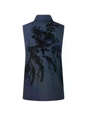 P.a.r.o.s.h Floral Embroidered Shirt - Blue