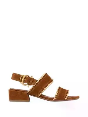 POLLINI Heeled Slingback Sandals