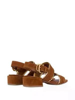 POLLINI Heeled Slingback Sandals