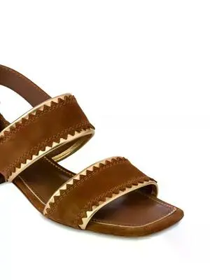 POLLINI Heeled Slingback Sandals