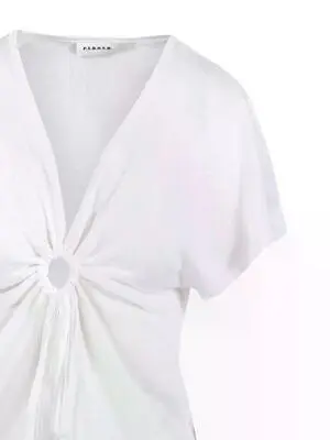 P.a.r.o.s.h Ring Tie Top - White