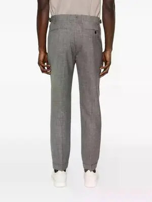 BERWICH Pleated Trousers With Cuffed Hem