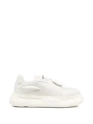Emporio Armani Platform-sole Sneakers - Neutrals