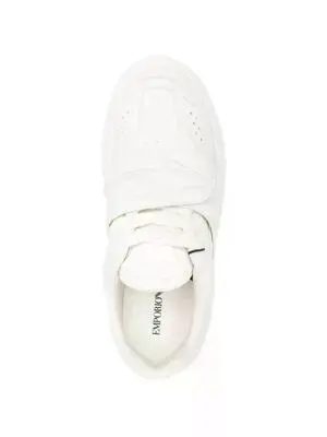 Emporio Armani Platform-sole Sneakers - Neutrals