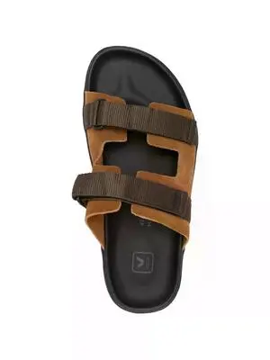 VEJA Arpoador Touch-strap Suede Sandals - Neutrals
