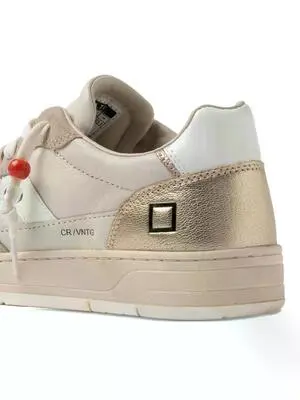 D.a.t.e. Panelled Leather Sneakers - Neutrals