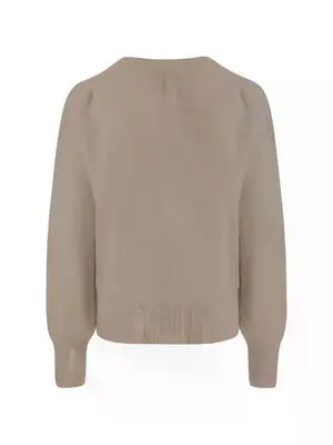 SA SU PHI Cashmere V-neck Sweater - Neutrals