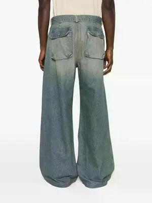 Reese Cooper Belted Trousers With Patch Pockets