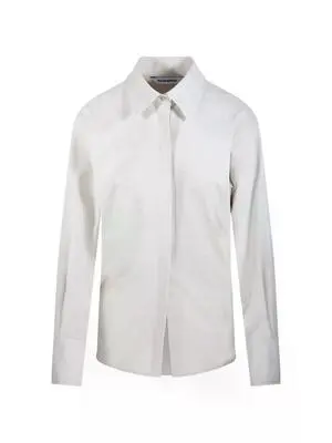 SANDBEIGE Long-sleeve Buttoned Shirt