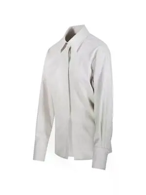 SANDBEIGE Long-sleeve Buttoned Shirt