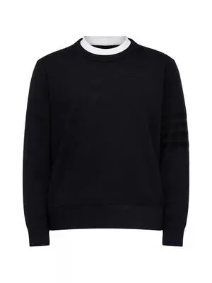 Thom Browne Striped Crew Neck Sweater