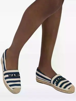 Marc Jacobs Striped Canvas Espadrilles