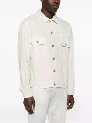 Eleventy Flap-pocket Jacket - Neutrals