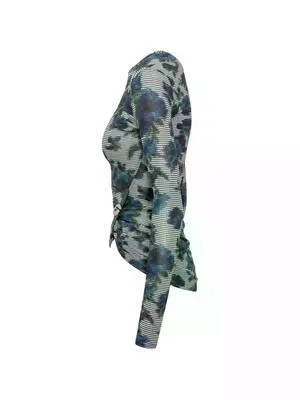 Coperni Floral-print Long-sleeve Top