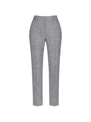 Ermanno Scervino Houndstooth Trousers - Black