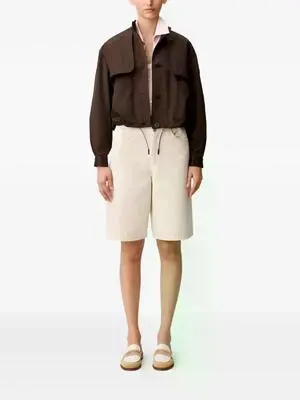 Claudie Pierlot Button Front Cotton Jacket