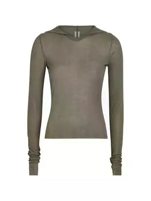 Rick Owens Ribbed Sweatshirts Hoodies For Women