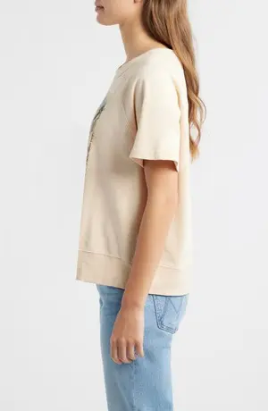 CITY BLUES Florence Graphic Cotton Sweatshirt