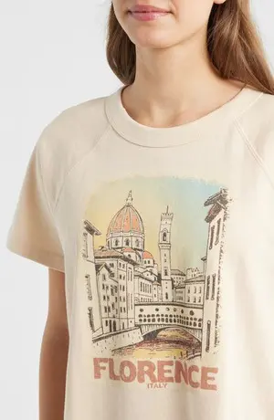 CITY BLUES Florence Graphic Cotton Sweatshirt