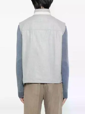 N.peal Reversible Zipped Vest