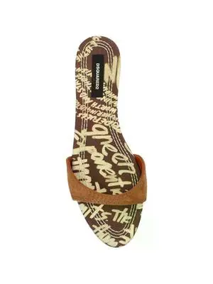 Dsquared2 Strap-detail Flat Sandals