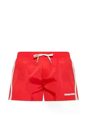 Dsquared2 Striped Swim Shorts - Red