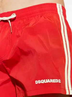Dsquared2 Striped Swim Shorts - Red