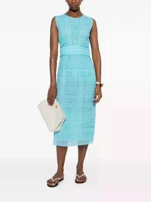 ERMANNO FIRENZE Lace Ruffled Dress