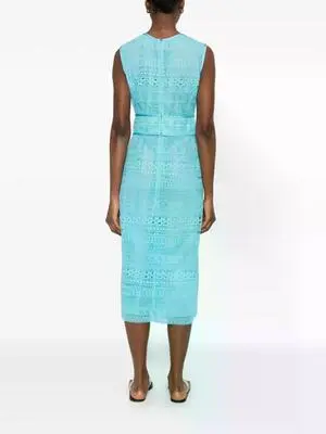 ERMANNO FIRENZE Lace Ruffled Dress