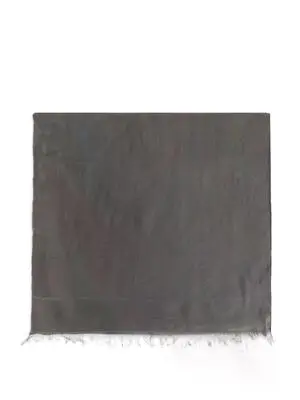 Emporio Armani Frayed Scarf - Grey