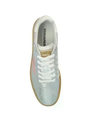 Dsquared2 Leaf-appliqué Sneakers - Silver