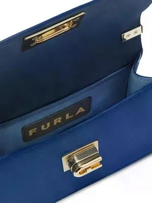 Furla Mini 1927 Arch Leather Crossbody Bag - Blue