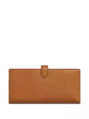 Shinola Continental Snap Leather Wallet - Neutrals