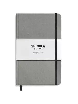 Shinola Medium Hard Ruled Journal - Grey