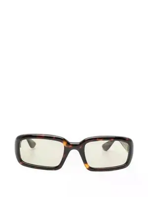 PORT TANGER Rectangle Sunglasses - Brown