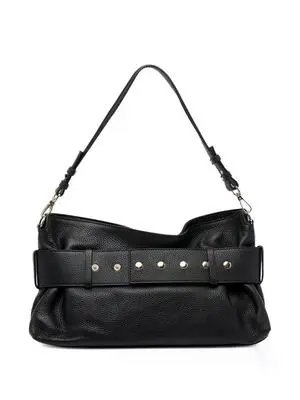 BEA MOMBAERS Bea + Mombaers Grained Leather Shoulder Bag With Belt Detail
