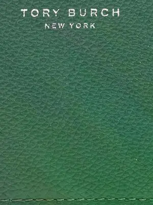 Tory Burch Zip Leather Wallet - Green