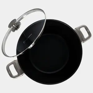 SWISS DIAMOND Chd Nonstick Stock Pot With Glass Lid