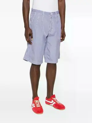 Comme Des Garçons Pleated Gingham Shorts