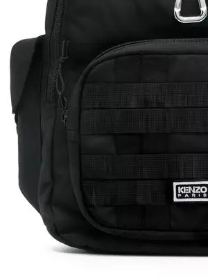 Kenzo Logo-embroidered Backpack