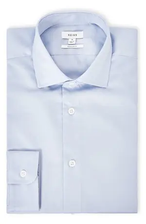 REISS Remote Slim Fit Cotton Button-up Shirt