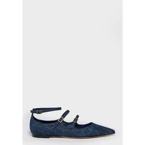 Marion Parke Francine Denim Flat