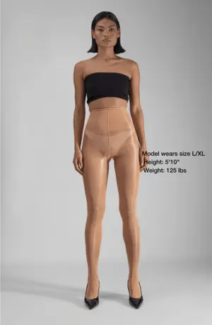LECHERY® 3-pack Semi-sheer Glossy Tights - Caramel