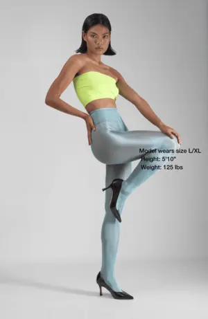 LECHERY® 3-pack Semi-sheer Glossy Tights - Green