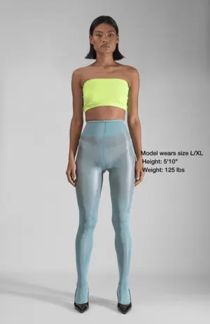 LECHERY® 3-pack Semi-sheer Glossy Tights - Green