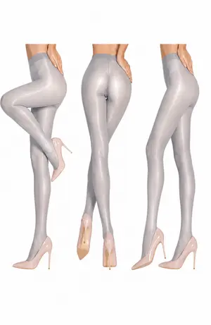 LECHERY® 3-pack Semi-sheer Glossy Tights - Grey