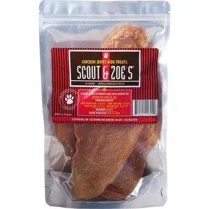 SCOUT & ZOE'S Chicken Breast Jerky, 4oz Dog & Cat Treats - Multicolored