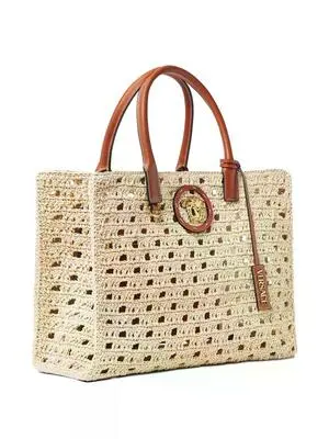 Versace La Medusa Raffia Tote Bag